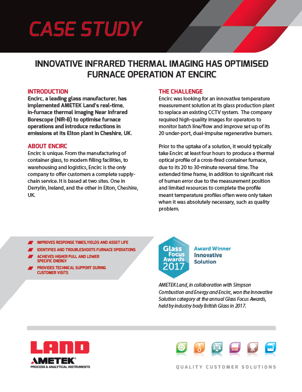 AMETEK Land Case Study - Innovative Infrared Thermal Imaging has ...